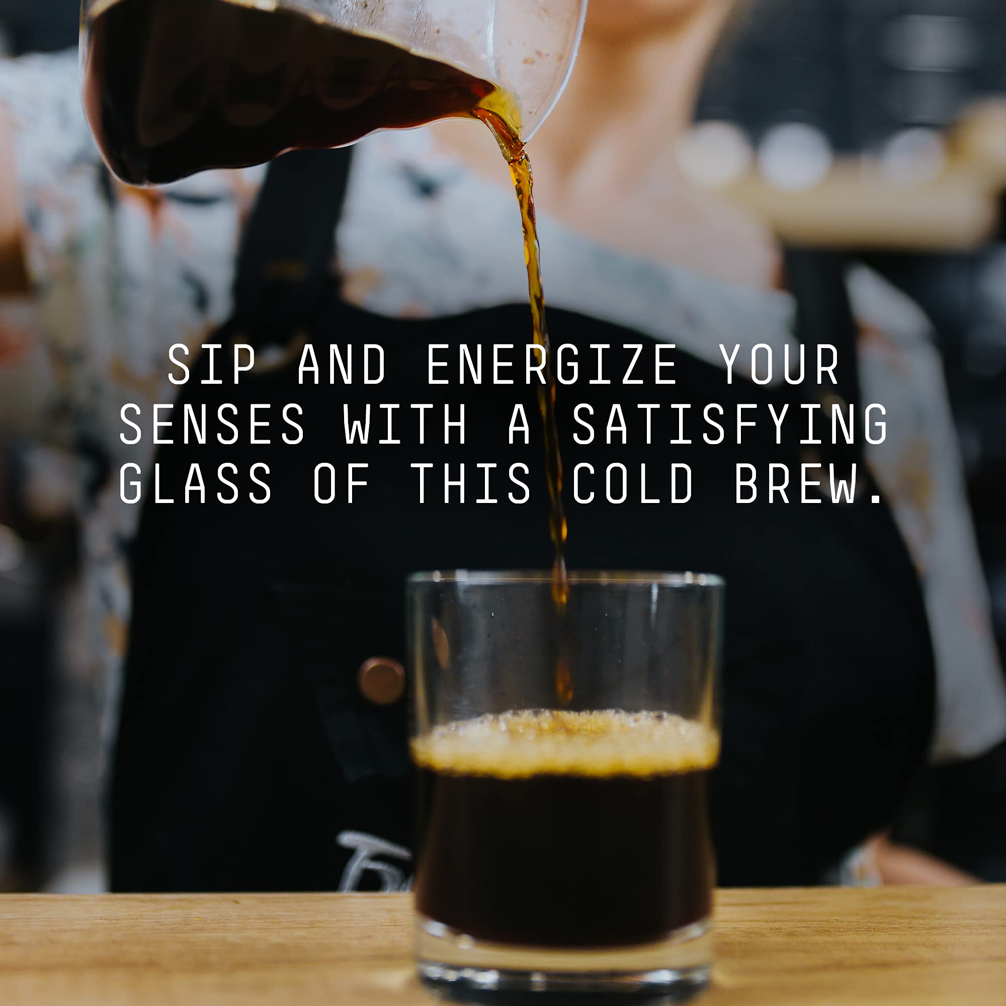 Stone Street Cold Brew Coffee, High Caffeine ‘Boost Blend’, Coarse Ground Coffee, Dark Roast, 2 LB
