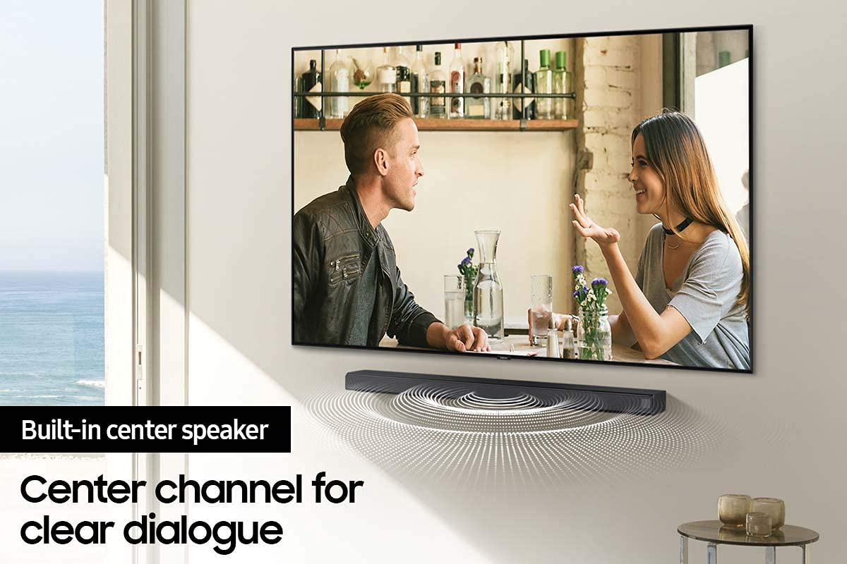 Samsung HW-S60A/ZA-RB 5.0ch All-in-One Soundbar - Certified (Renewed)