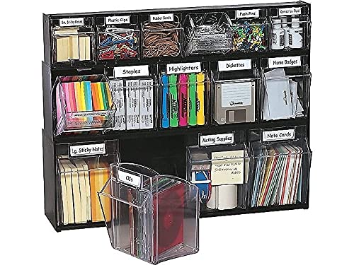 DEF20604OP - Tilt Bin Plastic Storage System w/6 Bins