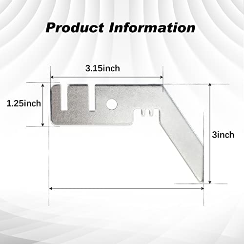 3'' Double Crossbar Hanger Wedding Valance Hanger for Backdrop, Pipe and Drape Backdrop Stand Kit Double Backdrop Stand (4 Pcs)
