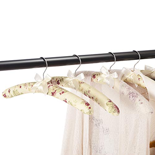 Padded Clothes Hangers for Sweaters β Women Padded Coat Hangers- Foam Hanger Non Slip Satin Canvas Covers for Adults Wedding Bridesmaid (Pack of 10)