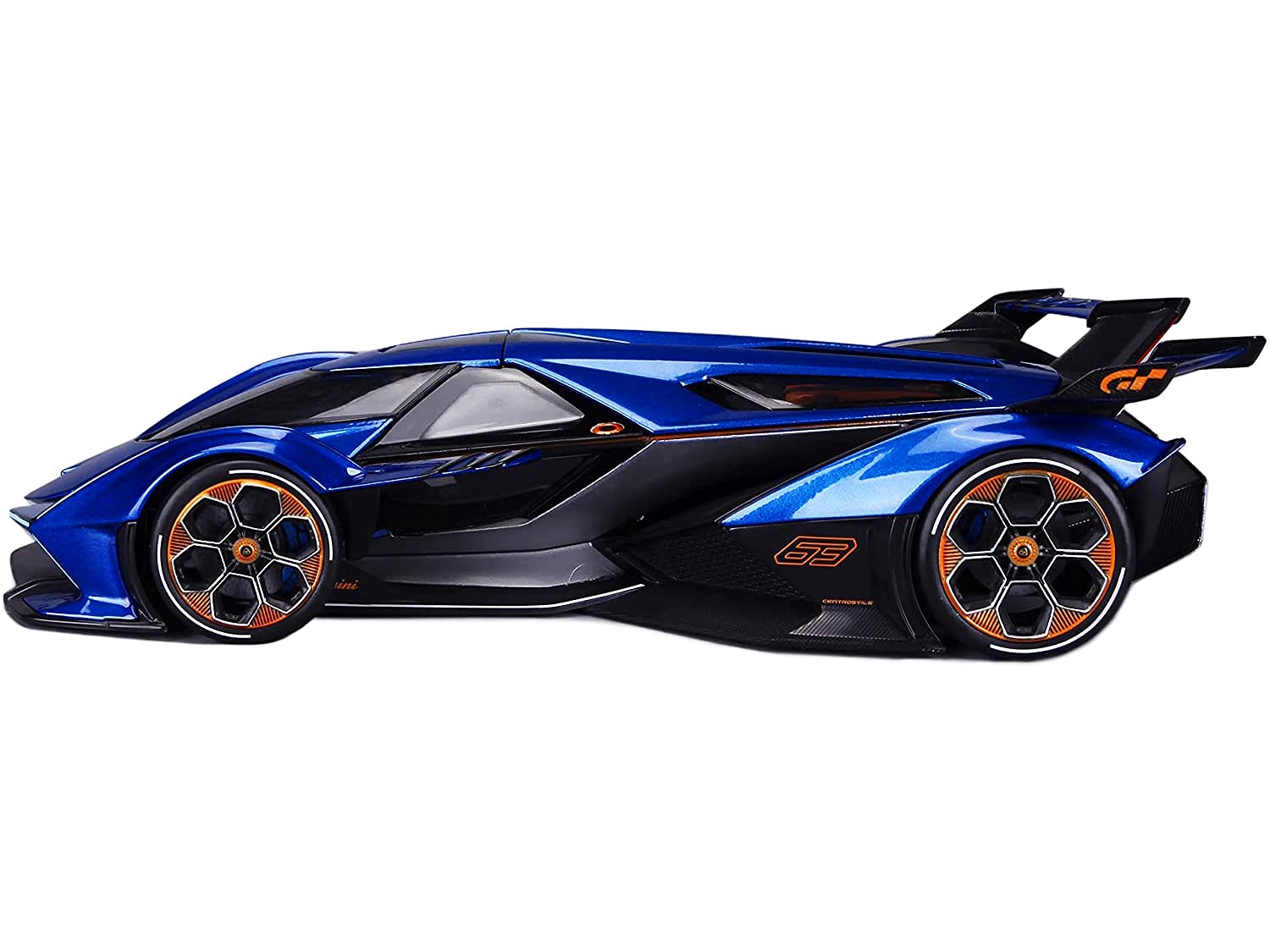Maisto Diecast Cars Lambo V12 Vision Gran Turismo Blue Metallic 118 Diecast Model Car by Maisto 31454