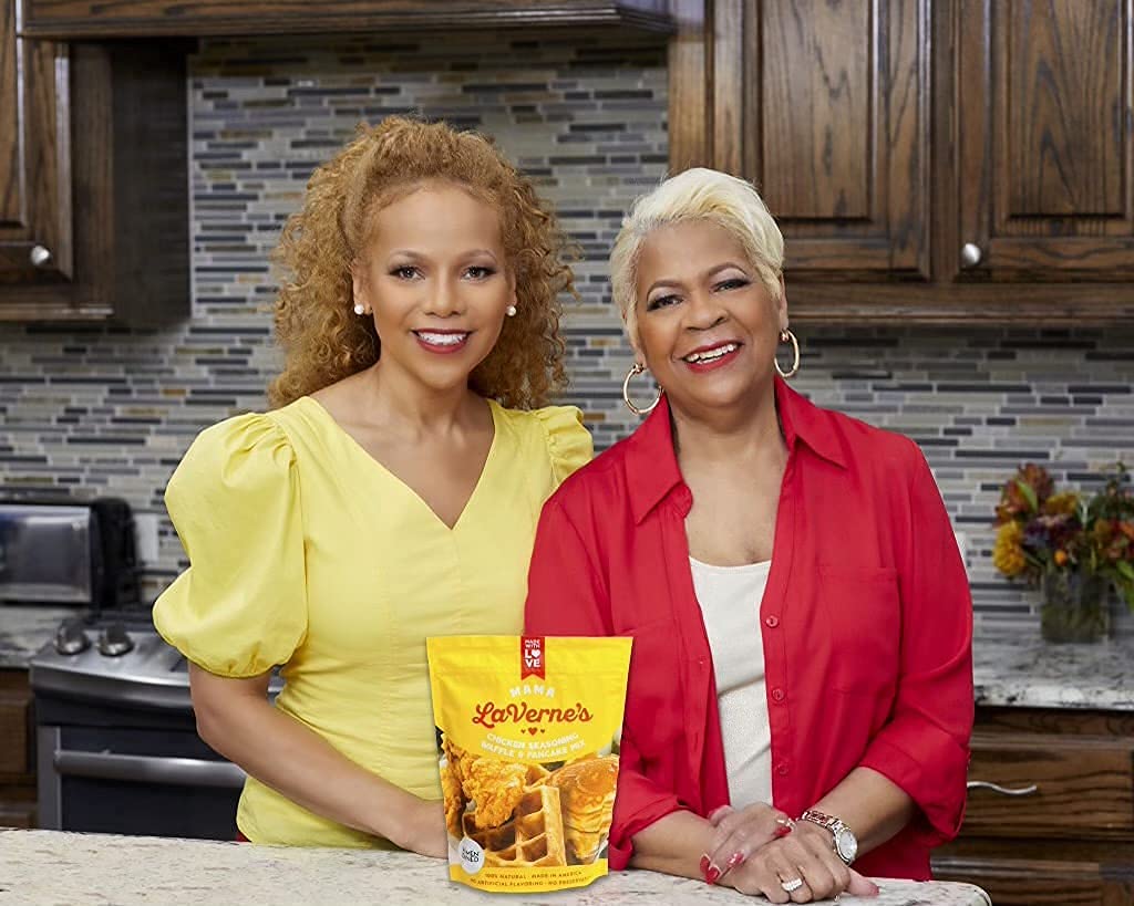 Mama LaVerne’s Pancake and Waffle Mix and Chicken Seasoning Mix - Quick Buttermilk Pancakes, Light and Belgium Waffles and Chicken - Fried, Air Fried or Baked