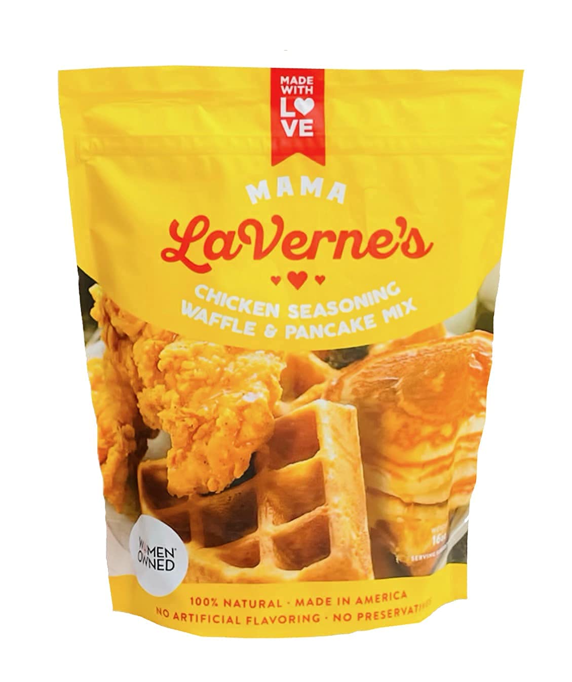 Mama LaVerneās Pancake and Waffle Mix and Chicken Seasoning Mix - Quick Buttermilk Pancakes, Light and Belgium Waffles and Chicken - Fried, Air Fried or Baked