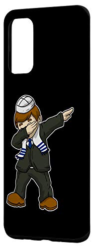 Galaxy S20+ Funny Jewish Bar Mitzvah Boy Dabbing Happy Hanukah Case