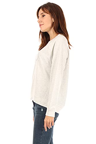 Rae Dunn Women's Studio Raglan Sweatshirt, X-Large