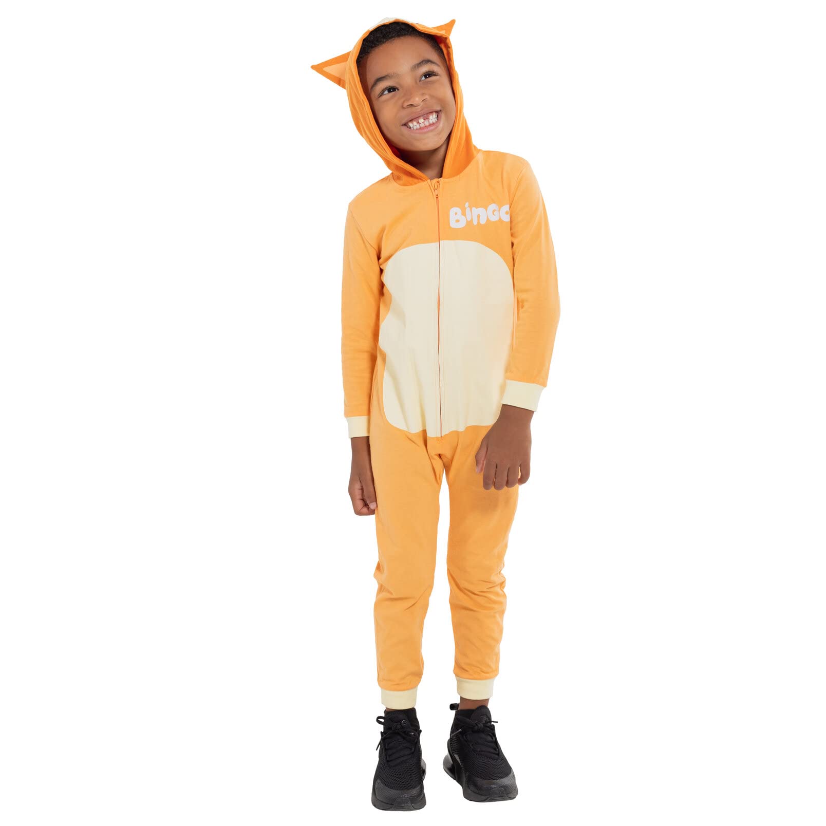 Bluey Bingo Little Boys Zip Up Cosplay Coverall 7-8