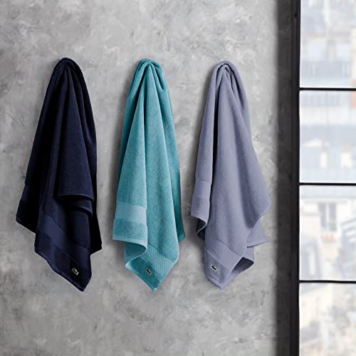 Lacoste Heritage Supima Cotton Bath Sheet, Navy, 35" x 70"