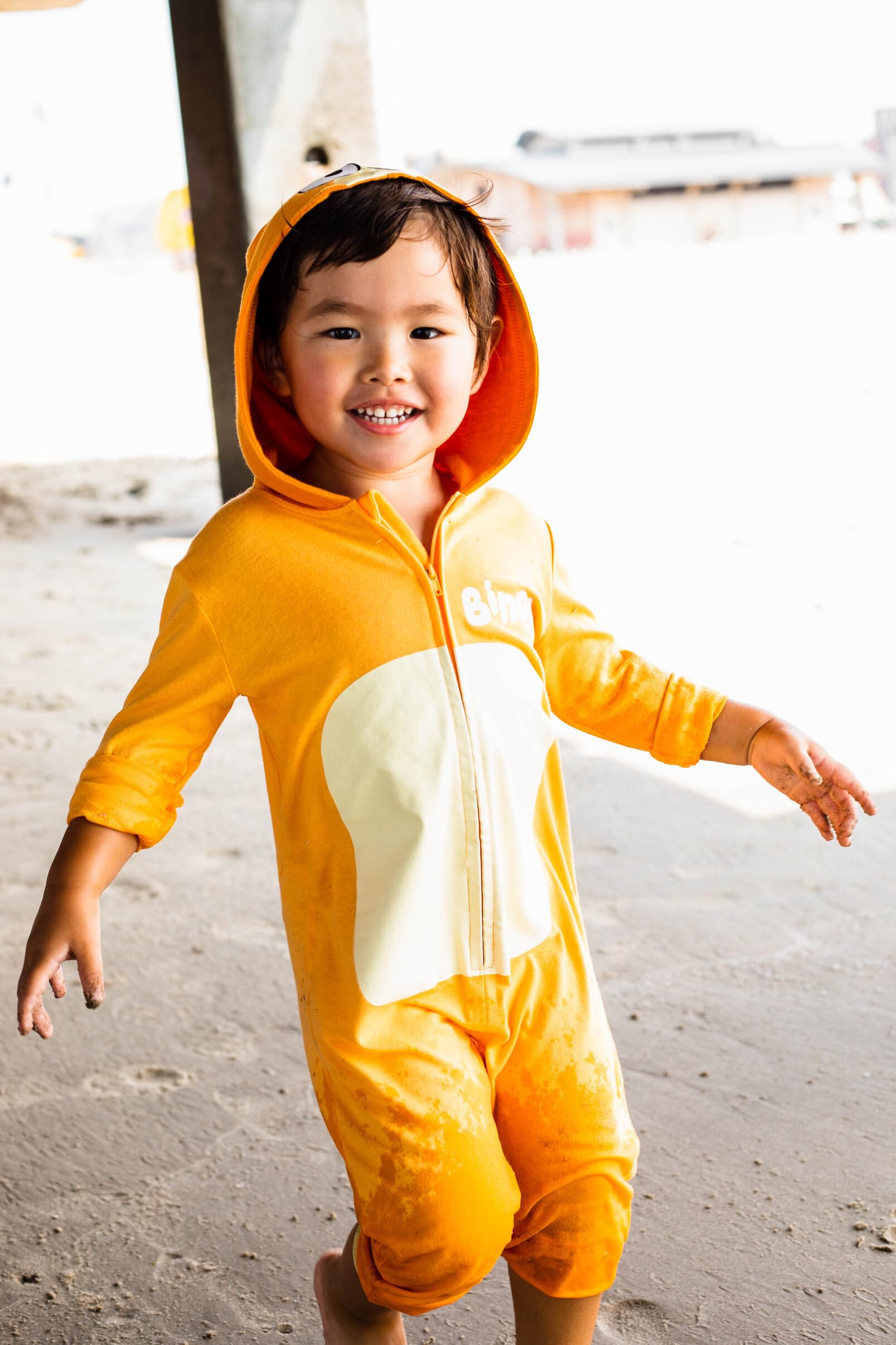 Bluey Bingo Little Boys Zip Up Cosplay Coverall 7-8