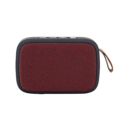 Tek Styz Speaker Compatible with Your Bose Soundlink Micro Black Fabric Design 3W Playtime 6H Indoor, Outdoor Travel (RED)