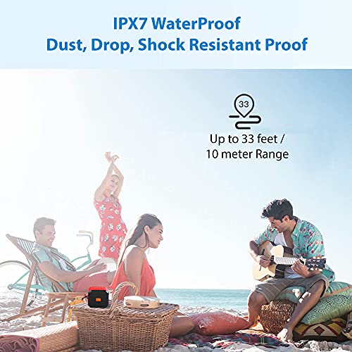 TEK STYZ IPX7 Speaker Compatible with Your Bose Soundlink Micro Black with 13H Waterproof Playtime, Indoor, Outdoor Travel 1500 (Blue)