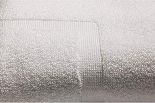24pc Lot of New White Cotton Hotel Bath Mats 7#dz 20x30 Hotel Supplies Wholesale By OMNI LINENS