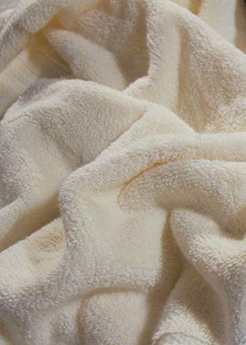 Fabdreams 100% Organic Cotton Bath Sheet Set of 2 | Oversized Bath Towels | Ultra Soft Bath Sheet | Spa Hotel Premium Bath Towels | GOTS Certified | 700 GSM | Gray Bath Sheet Set- 36 x 70 in | Ivory