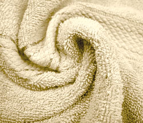 Avalon Towels Large Bath Towels, 30x60 Inches Bath Sheets Towels for Adults Beach Towels Oversized, 4 Pcs Extra Large Bath Towels, Light Weight & Absorbent Quick Dry Towel Oversized Beige Bath Towels
