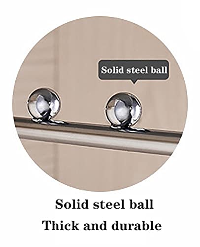Retractable Closet Pull Out Rod Heavy Duty Pull-Out Retractable Wardrobe Valet Rod Storage Rack Hanger Extender Top Mount Hanging Telescopic Rail Wardrobe Clothes Clothes Rail Ideal for Closet (Color