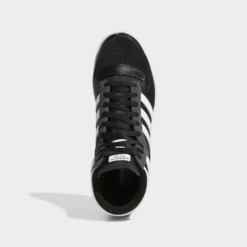 adidas Originals Men's Top Ten Red Bulls Sneaker, Core Black/White/Dark Grey Heather, 9.5