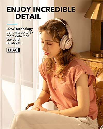 Soundcore Life Q35 Active Noise Cancelling Bluetooth Headphones with 40H Playtime and LDAC Hi-Res Audio - For Home, Work, Travel