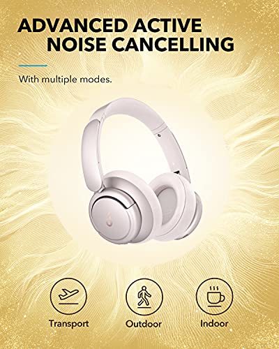 Soundcore Life Q35 Active Noise Cancelling Bluetooth Headphones with 40H Playtime and LDAC Hi-Res Audio - For Home, Work, Travel