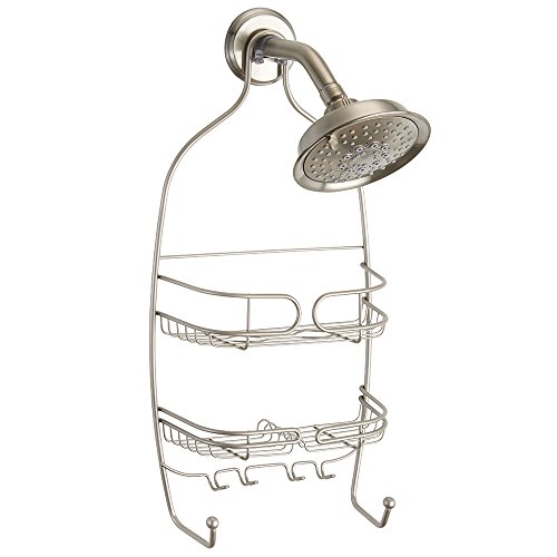 iDesign Neo Shower Caddy, 10.667999999999999x25.654x52.323999999999998 cm, Satin