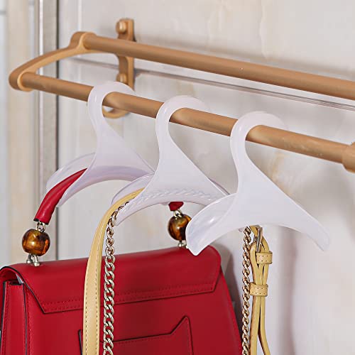 Purse Hanger Hook Bag Rack Holder - Handbag Hanger Organizer Storage - Over The Closet Rod Hanger for Storing and Organizing Purses | Backpacks |Satchels | Crossovers | Handbags | Tote(4 Pack)