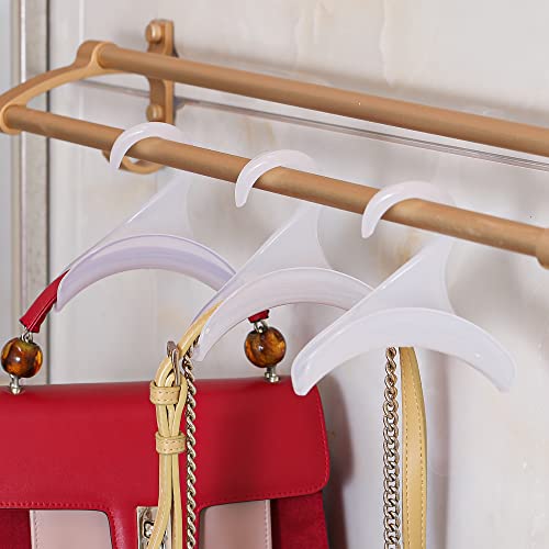 Purse Hanger Hook Bag Rack Holder - Handbag Hanger Organizer Storage - Over The Closet Rod Hanger for Storing and Organizing Purses | Backpacks |Satchels | Crossovers | Handbags | Tote(4 Pack)