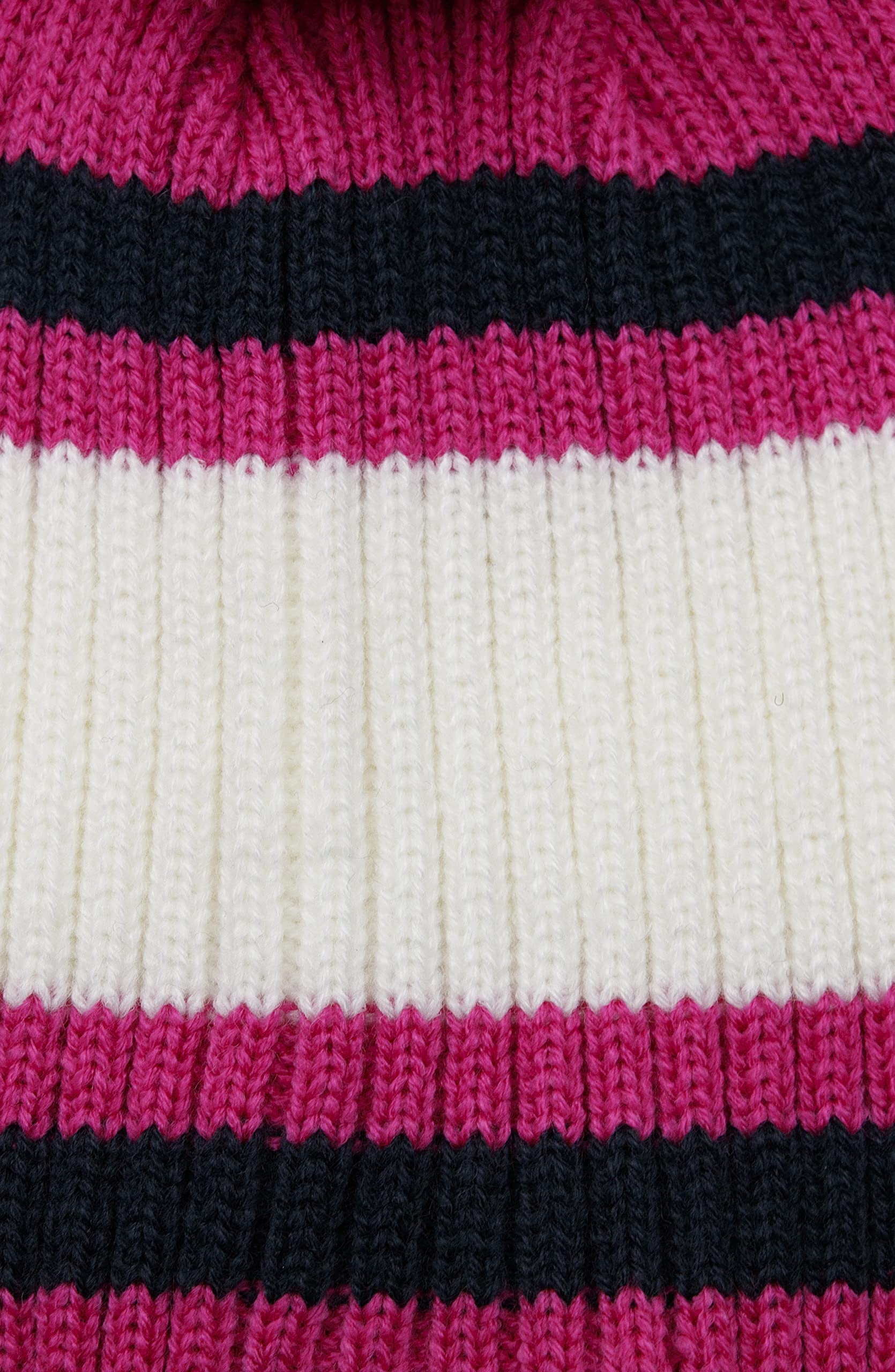 Tommy Hilfiger Girls Ribbed Beanie & Glove Accessories Set Cold Weather Hat, Pink Ribbed Set