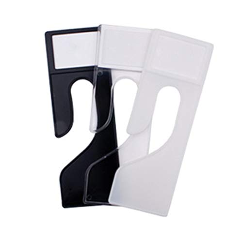 NAHANCO 275E-100 Deluxe Black Clothing Size Divider, Large, King Size (Bulk Pack of 100)