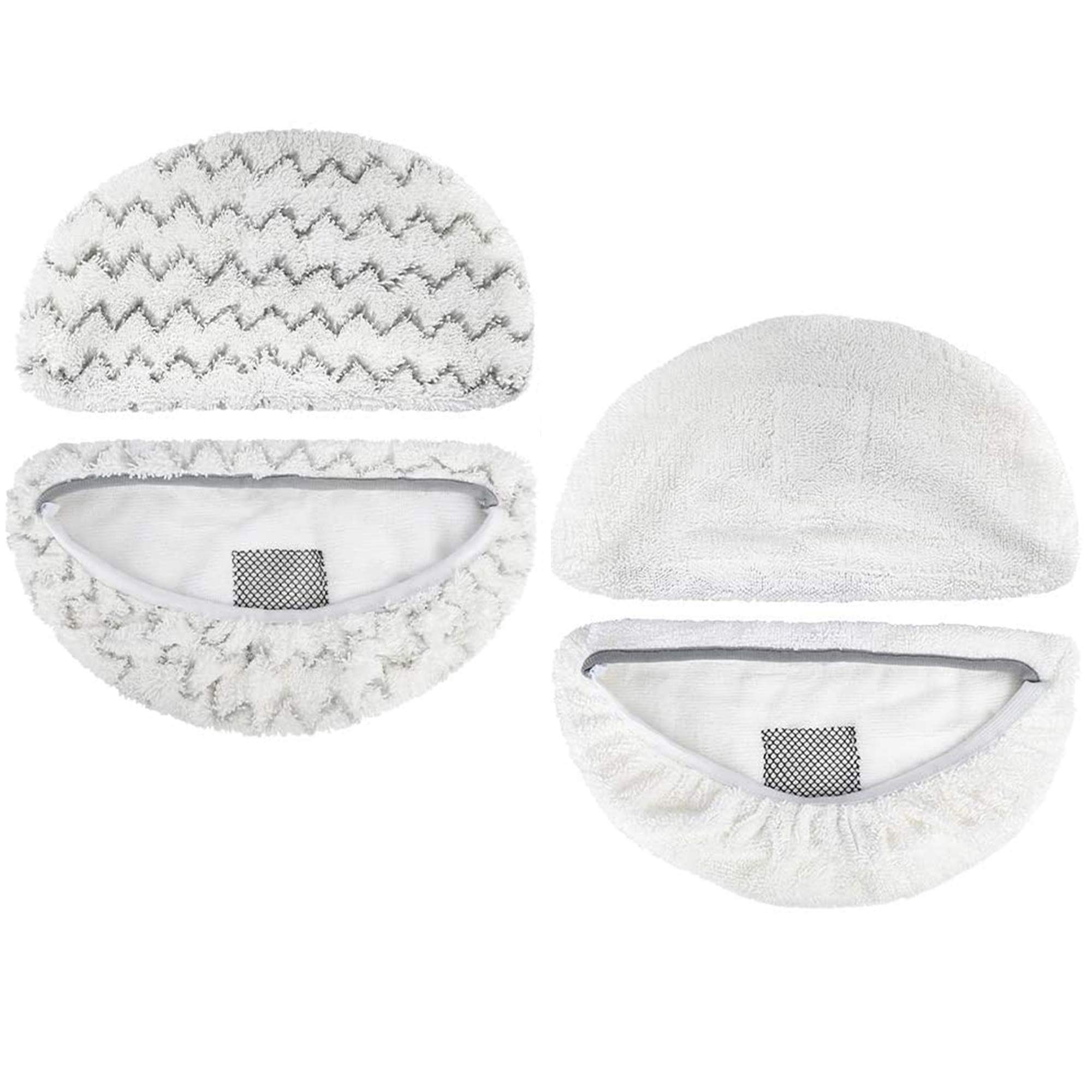 ZNBHEPA 4 Pack Replacement Pads for Bissell Powerfresh Hard Floor Steam Cleaner 1940 1440 1544 1806 2075 Series Steam Mop Compare to Part # 5938 & 203-2633.