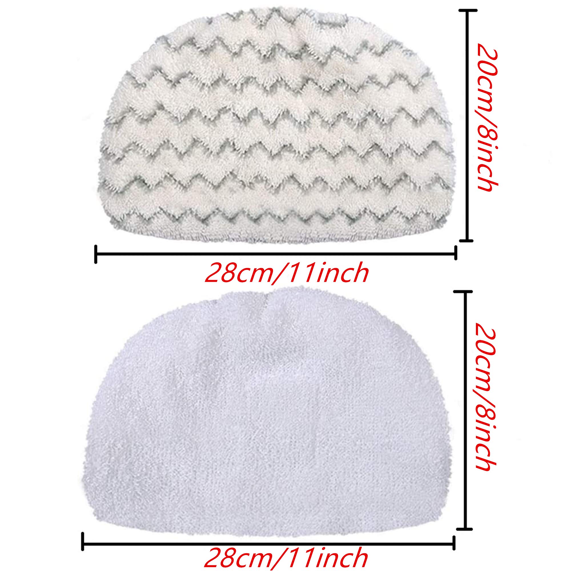 ZNBHEPA 4 Pack Replacement Pads for Bissell Powerfresh Hard Floor Steam Cleaner 1940 1440 1544 1806 2075 Series Steam Mop Compare to Part # 5938 & 203-2633.
