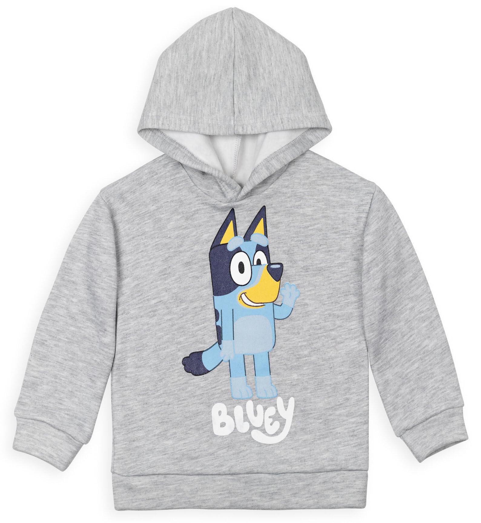 Bluey Little Boys Fleece Hoodie and Pants Outfit Set Grey/Blue 7-8