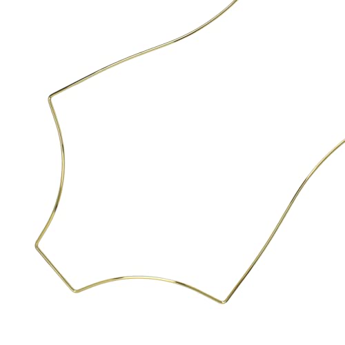 UTILE Lingerie Hangers Display Wire Metal Hangers Body Shape Bulk Hangers Gold Hangers for Clothes Bikini Swimwear Retail Hangers 10 Pack