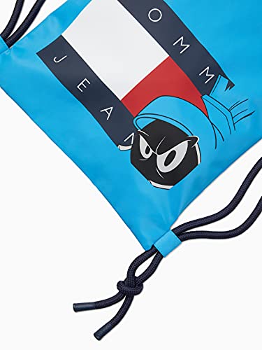 Tommy Hilfiger Women's Looney Tunes Drawstring Backpack, Malibu Blue, OS