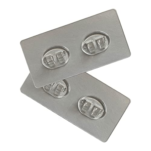 Lyft Livin Caddy Adhesive Sticker Replacement Strip Pads for Kitchen & RV Camper Shelf Basket, Under Cabinet, Bathroom Shower Hanger Shelves Heavy Duty & Waterproof Residue Free – Pack of 2