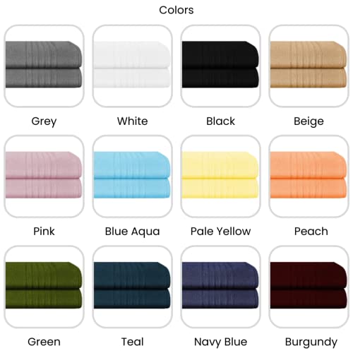 Oxycott 100% Cotton Set of 2 Bath Sheets Oversized 33x68 Ultra Soft Absorbent Quick Dry Durable Extra Large Bath Sheets for Bathroom - Hotel Quality Luxury Set Bath Sheet Towels 2 Pack Teal