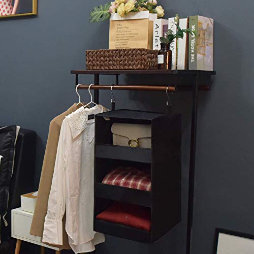 GRANNY SAYS Bundle of 2-Pack Hanging Organizer & 1-Pack Closet Hanging Shelves