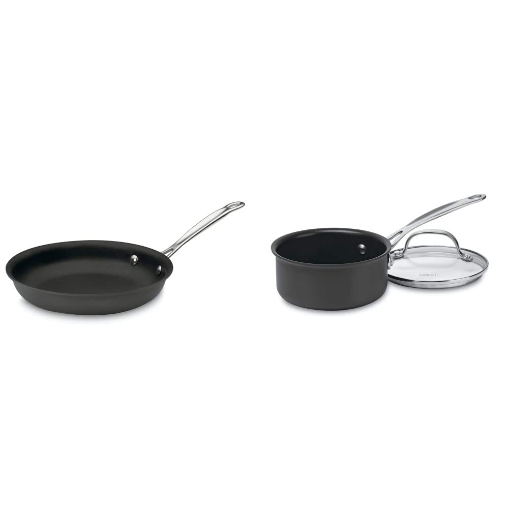 Cuisinart Chef's Classic Nonstick Cookware Bundle - Skillet, Saucepan, and more