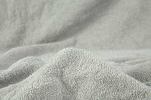ERINA Bath Wrap Cotton Towel Bathrobe, Women's Body Wrap Towel For Shower, Adjustable Strap, Durable, Absorbent, Body Towel Wrap For Home, Hotel, Salon and Spa (Grey)