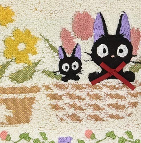Hand Towel Ghibli Kiki's Delivery Service Jiji 25 × 25cm Favorite Flower