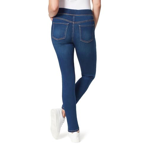 GLORIA VANDERBILT Women's Amanda Pull On High Rise Jean, Vermont, 12 Regular