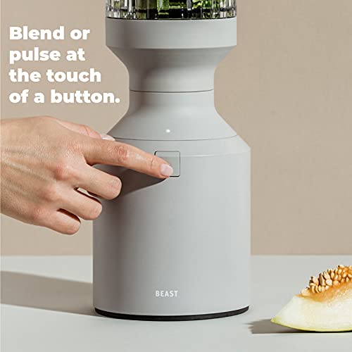 Beast Blender + Hydration System | Blend Smoothies and Shakes, Infuse Water, Premium Kitchen Countertop Design, 1000W (Carbon Black)
