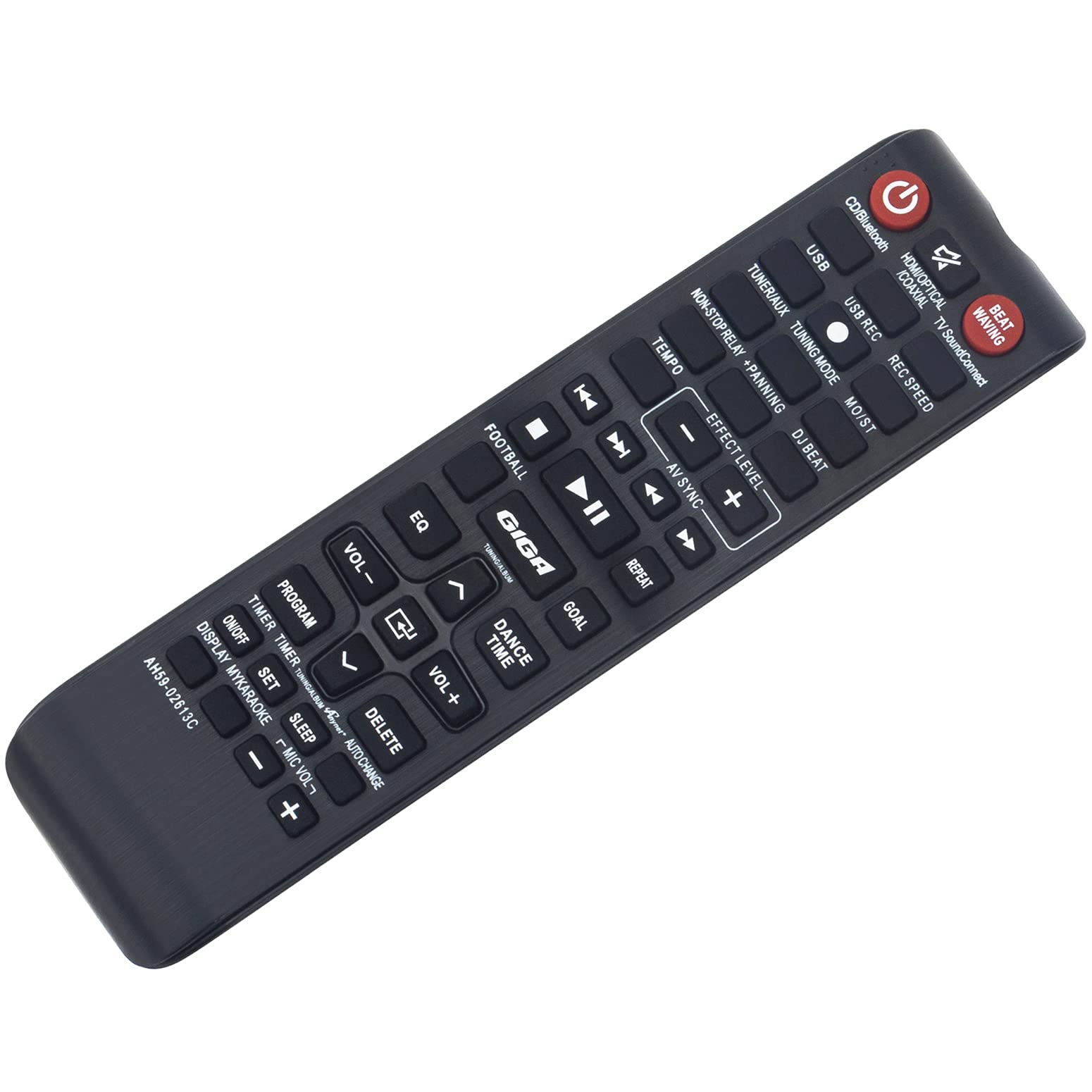 AH59-02613C Replacement Remote Commander fit for Samsung Giga Sound System MX-HS8500 MX-HS9000 MX-HS7000 MX-HS6000 MX-HS7000/ZA MX-HS9000/ZA MX-HS6000/ZA MX-HS8500/ZA