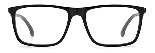 Carrera Men's 8862 Rectangular Prescription Eyewear Frames, Black, 55mm, 17mm