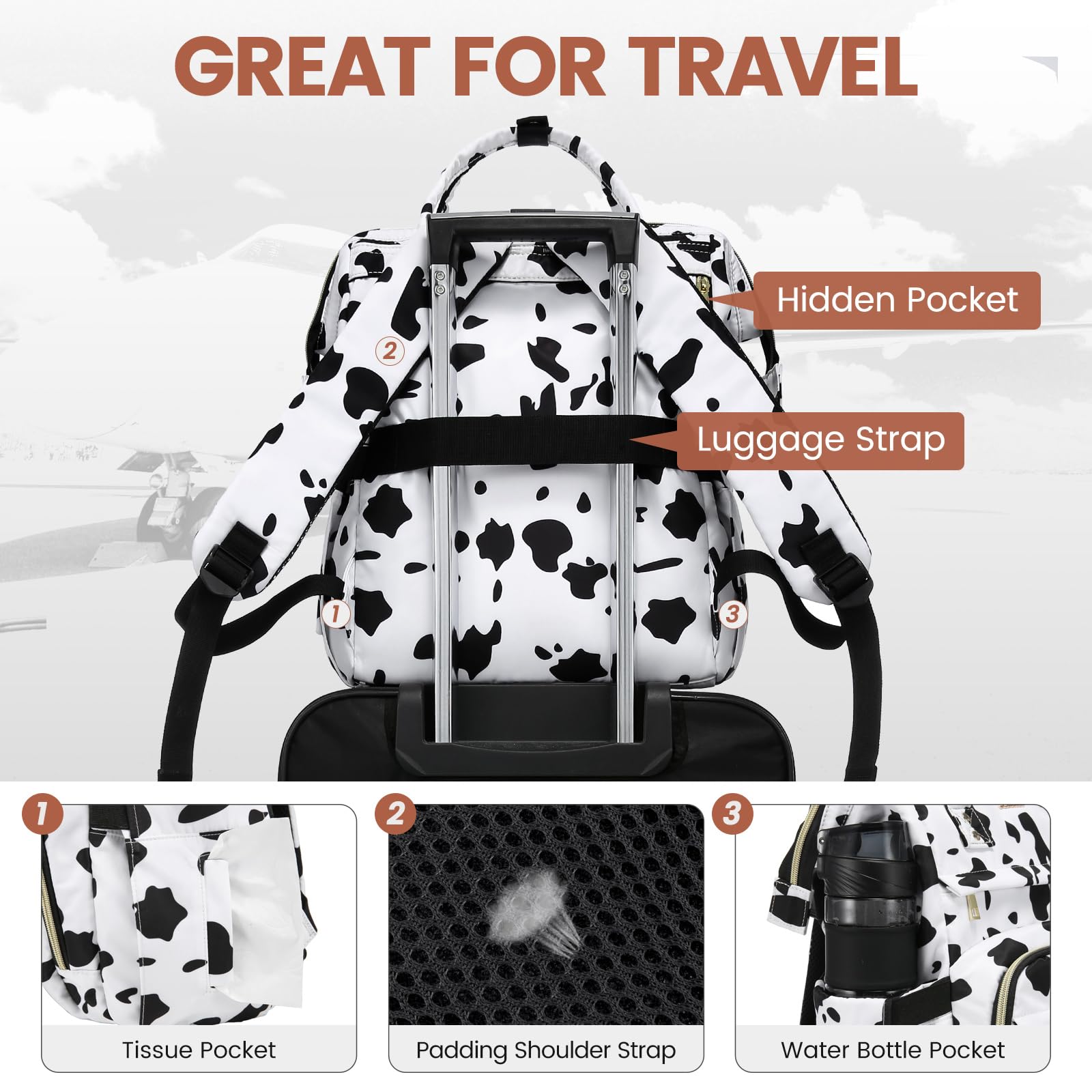 LOVEVOOK Laptop Backpack for Women Teacher Backpack Nurse Bag,Work Bag Backpack Purse Bag Anti-Theft Travel Backpack with USB Charging Port,15.6 Inch Backpack for College Business Casual