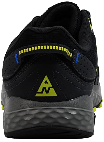New Balance Men's 410 V7 Running Shoe, Black/Sulphur Yellow, 10