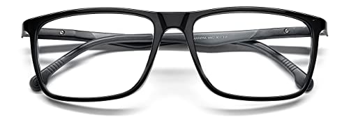 Carrera Men's 8862 Rectangular Prescription Eyewear Frames, Black, 55mm, 17mm