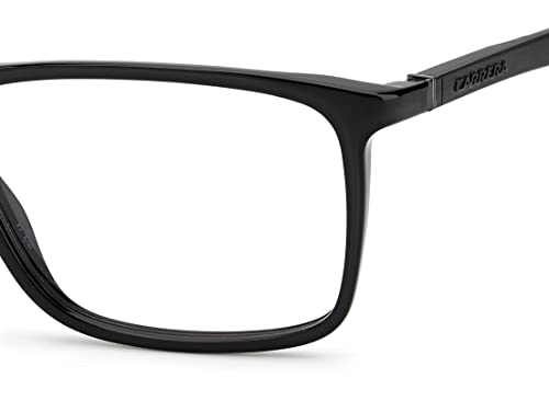 Carrera Men's 8862 Rectangular Prescription Eyewear Frames, Black, 55mm, 17mm