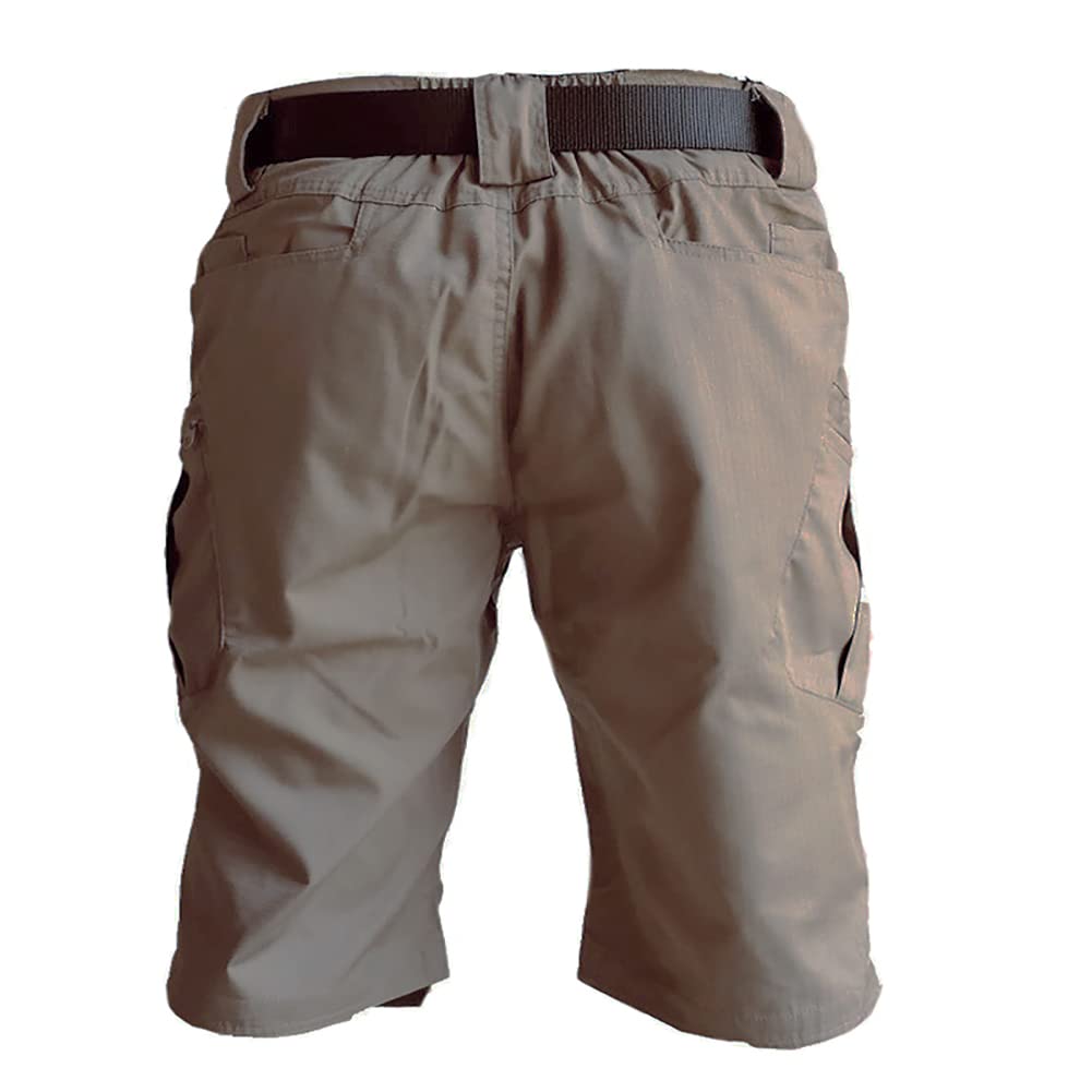 Work Shorts Men's Tactical Ripstop Cotton Blend Water Resistant Cargo Casual Apparel
