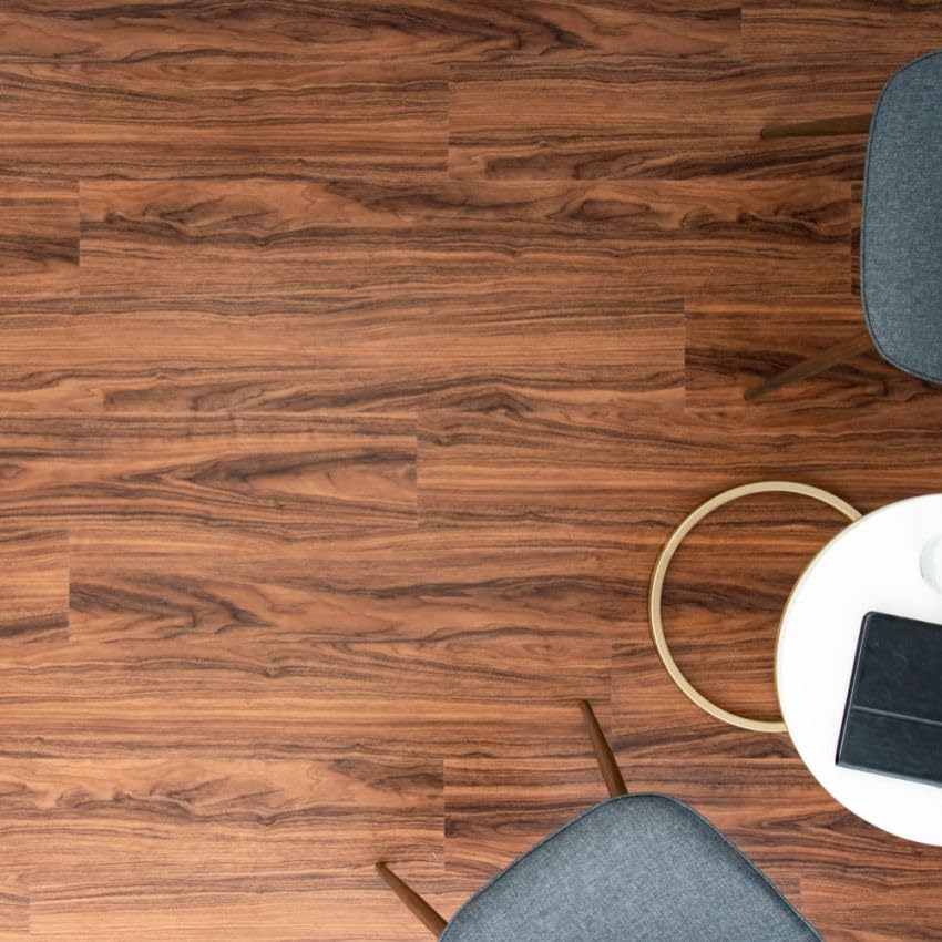 Bestlaminate Vinduri Peruvian Cherry 4.5mm - 12 mil Wear Layer- Underlayment Attached - Luxury SPC Vinyl Plank [Sample], Red