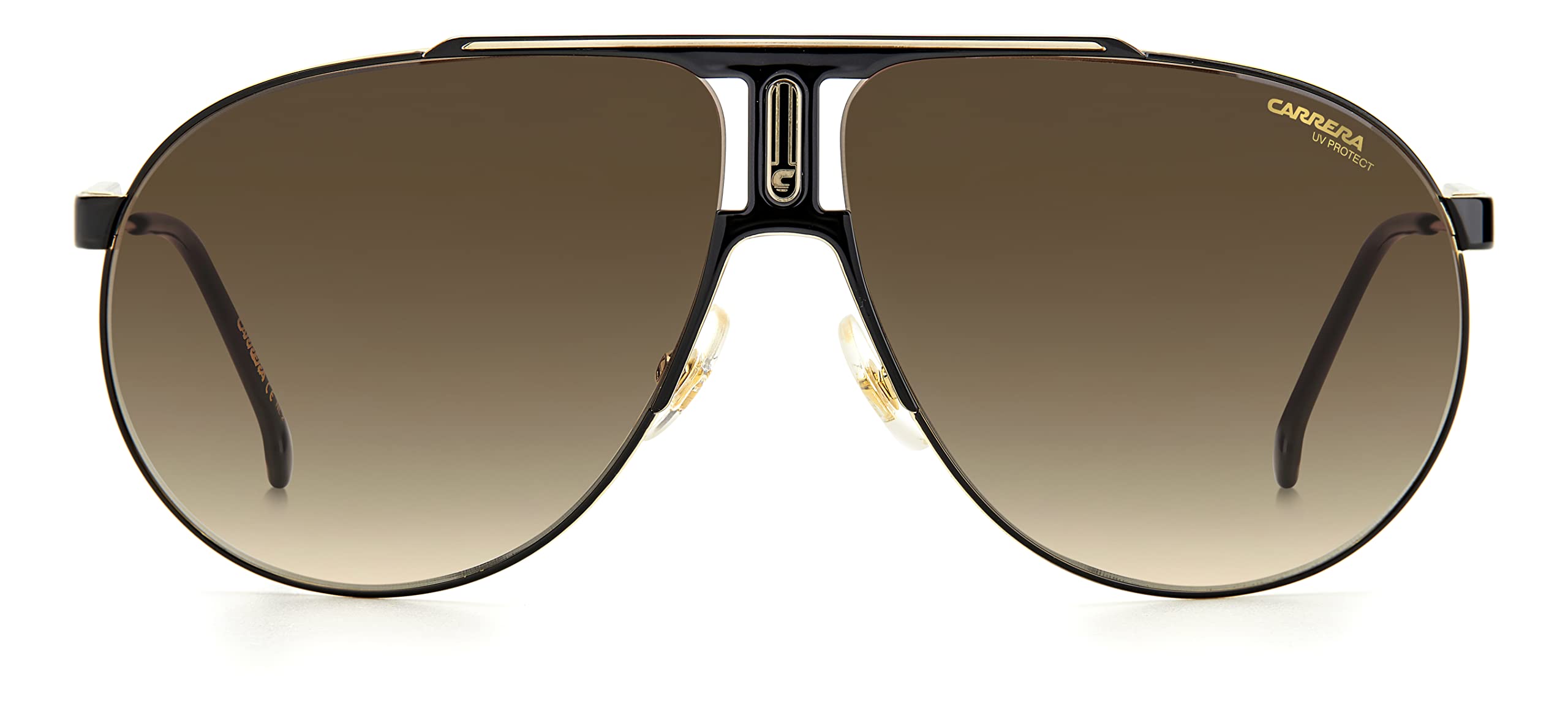 Carrera PANAMERIKA65 Aviator Sunglasses, Black Gold, 65mm, 11mm