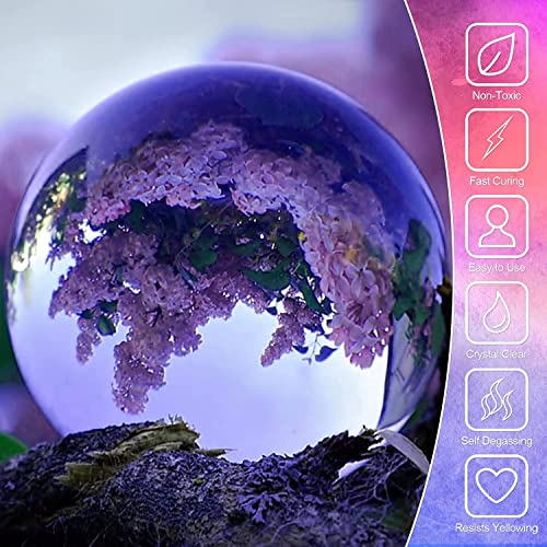 VidaRosa 500g UV Resin,Clear Hard Fastest Curing Epoxy Resin, Zero Yellowing Superb Transparency, Ultraviolet Solar Curing Resin Glue for Molds Jewelry Making Pendants Earrings Bracelets Crafts DIY